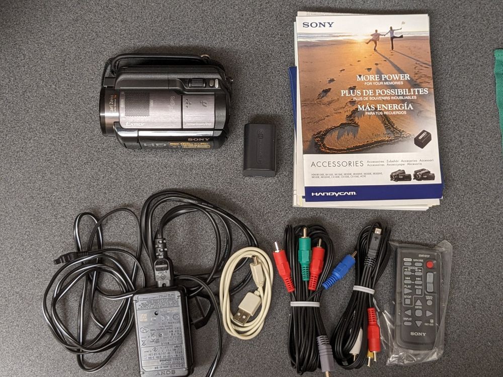 Sony Handycam HDR-XR200VE mit 120GB Speicherplatz | Kaufen auf Ricardo