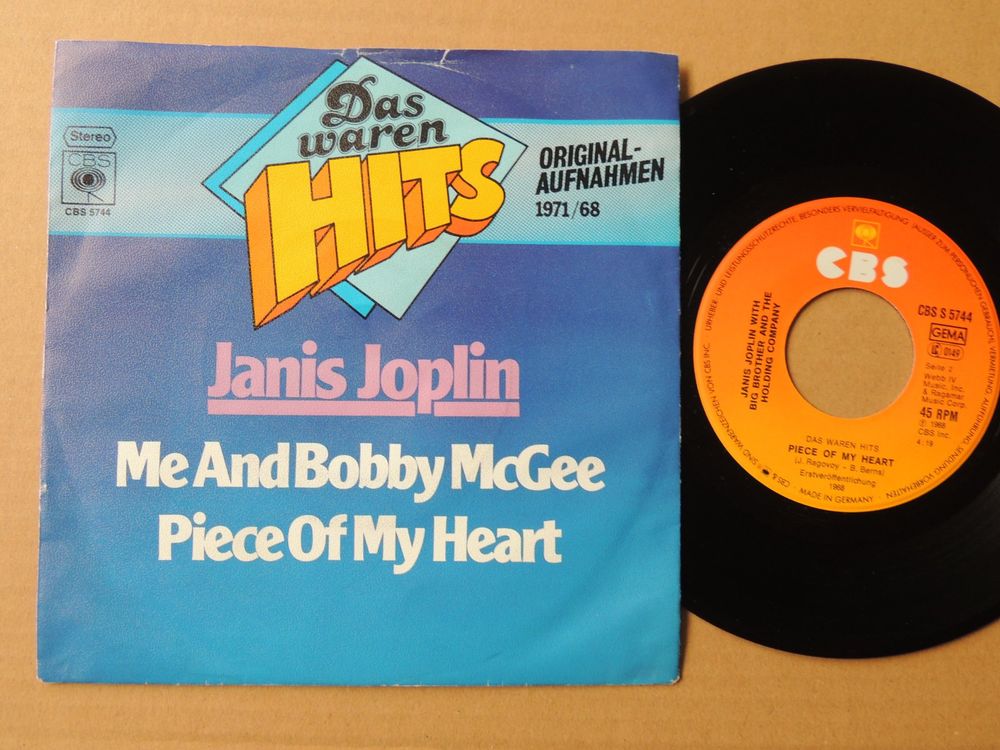 JANIS JOPLIN me and Bobby McGee - piece of my heart | Kaufen auf Ricardo