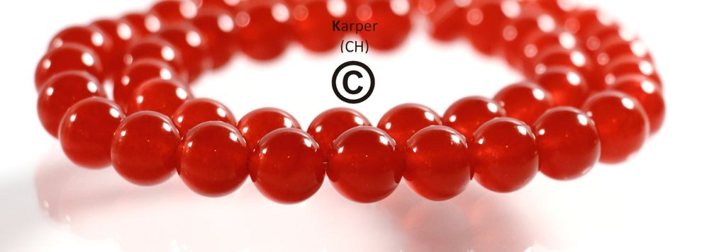 Jade Strang, Rote / Rang Jade, Rouge, 8 mm | Kaufen auf Ricardo