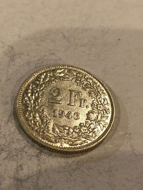 Schweiz 2 Franken 1946 Silber Rar | Kaufen auf Ricardo