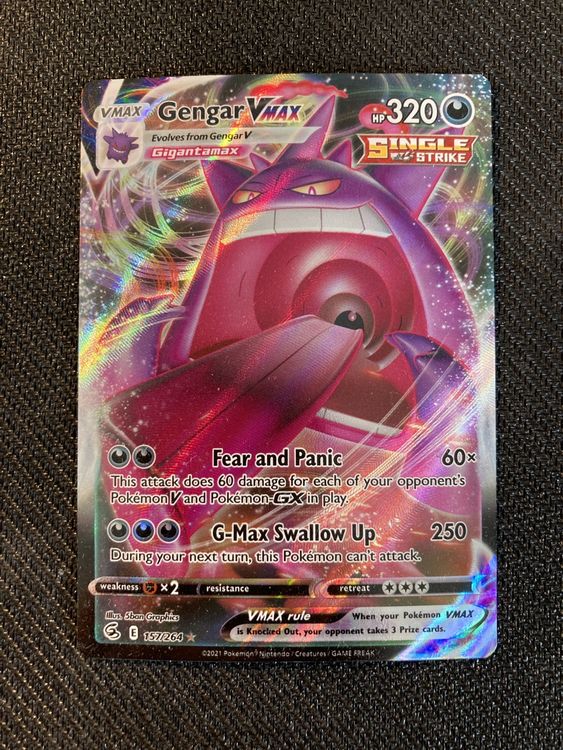 Gengar VMAX ENG Pokémon Card (2) (Gebraucht) in Solduno für CHF 4 – mit ...