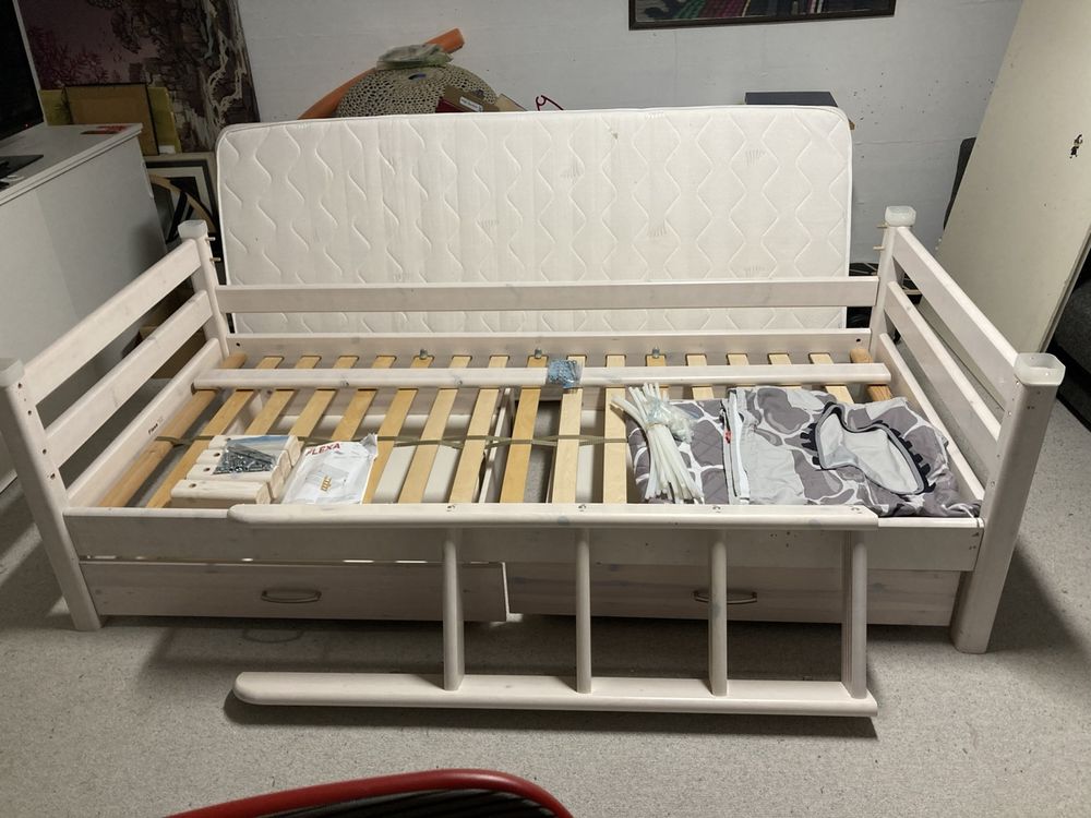 Flexa Classic Bett + Etagenbett kit + Schubladen + Tunnel | Kaufen auf ...