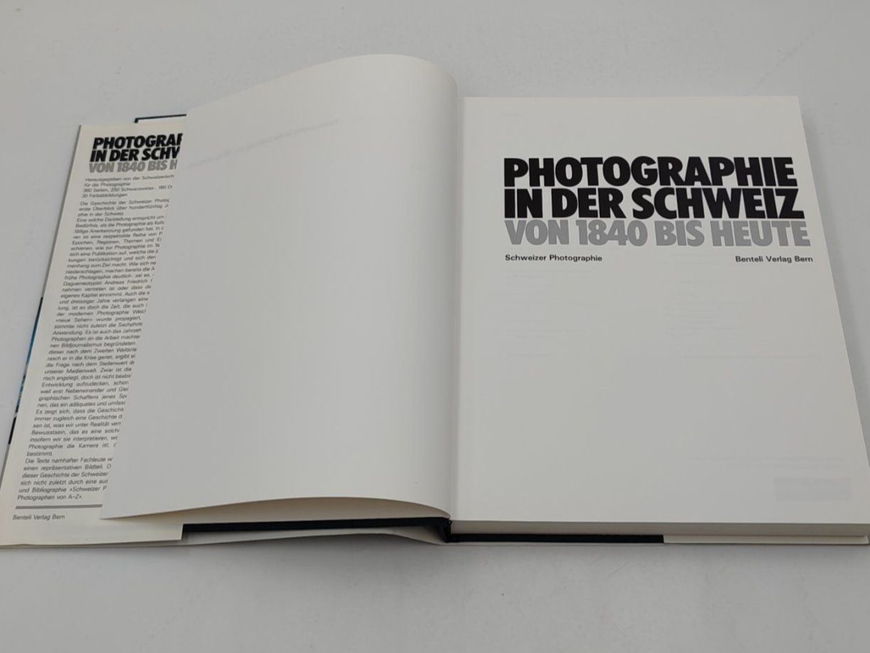 Photographie in der Schweiz von 1840 bis heute, Benteli (Gebraucht) in ...