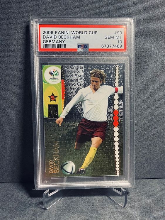 2006 Panini World Cup Germany David Beckham PSA 10 England | Kaufen auf Ricardo