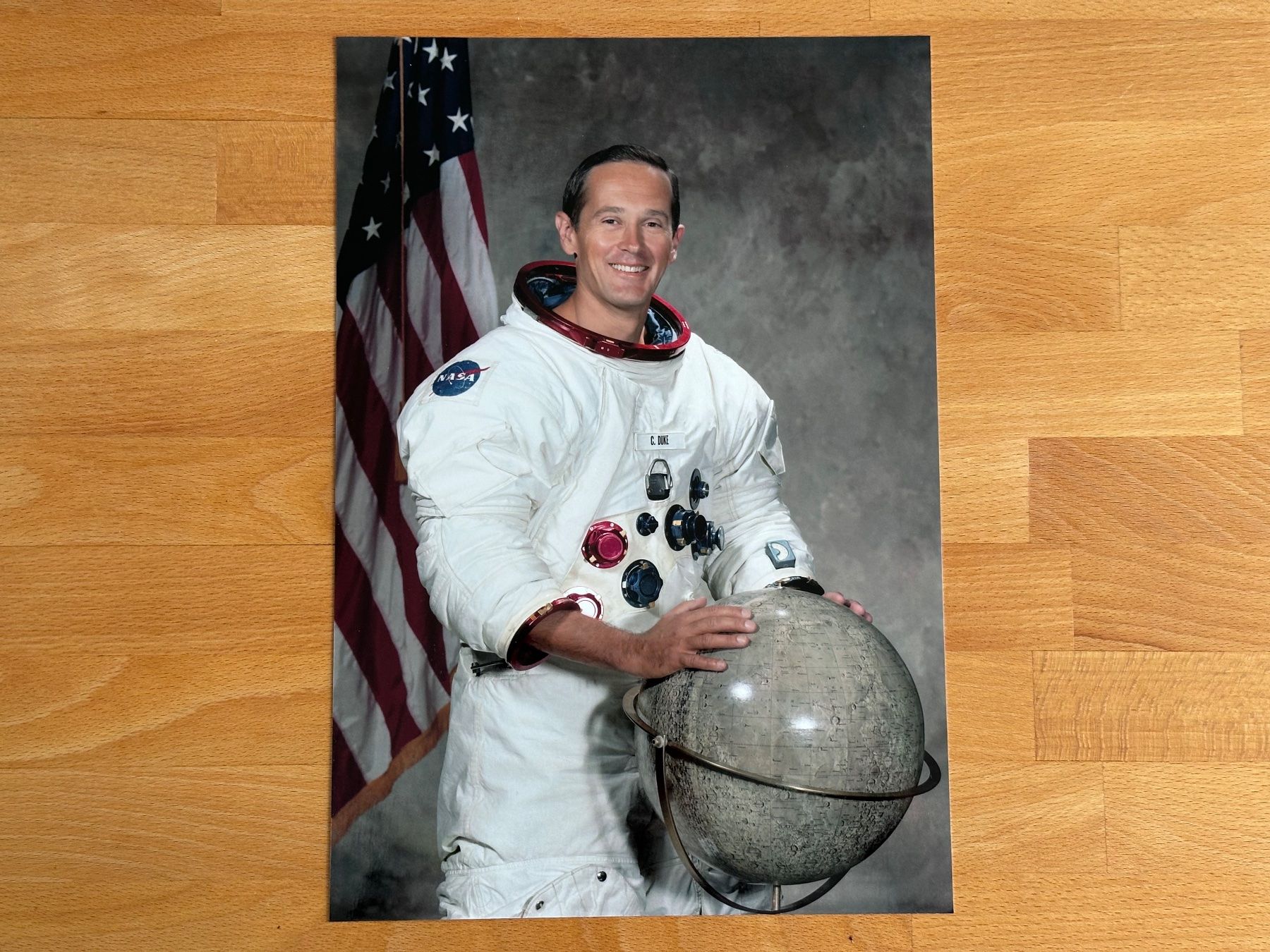 Portrait officiel de Charlie Duke (Apollo 16) NASA (D'occasion) à ...