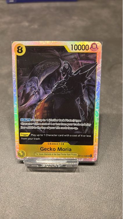 🇺🇸One Piece Card: Gecko Moria OP14-104 SR(Selten, Holo) (Neu (gemäss ...
