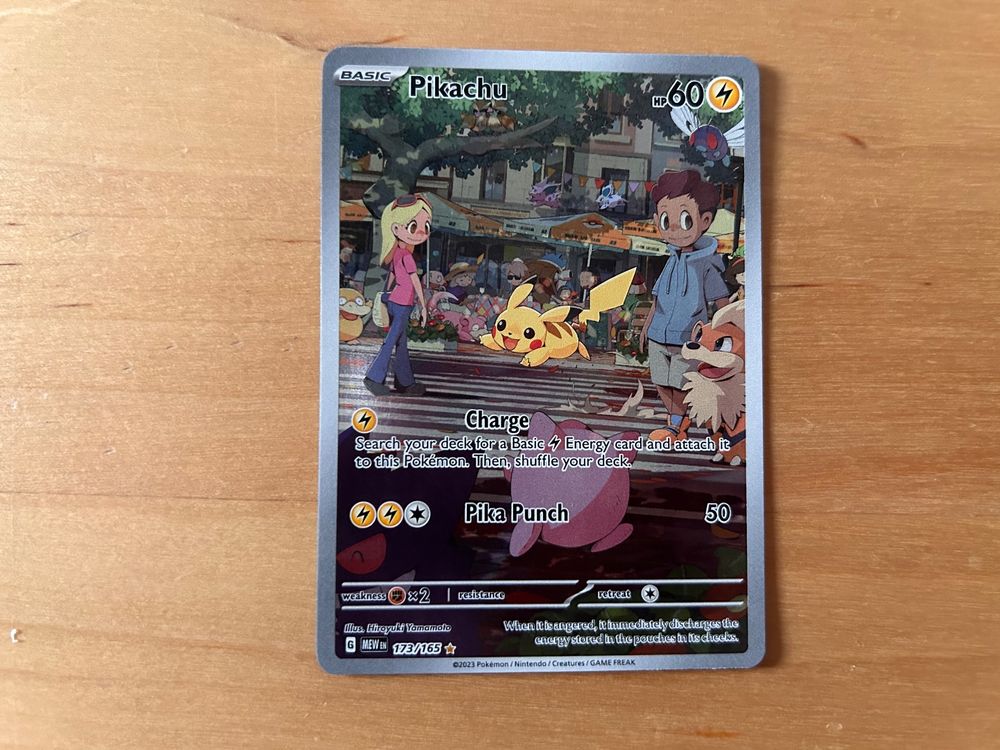 Pikachu - 151 - MEW 173/165 (Gebraucht) in Willerzell für CHF 30 – mit ...