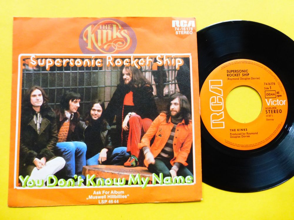 The Kinks – Supersonic Rocket Ship / You Don't Know My Name (Gebraucht ...