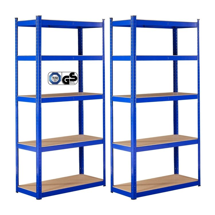 2er Set Schwerlastregal Kellerregal Steckregal Lagerregal (Neu und originalverpackt) in ...