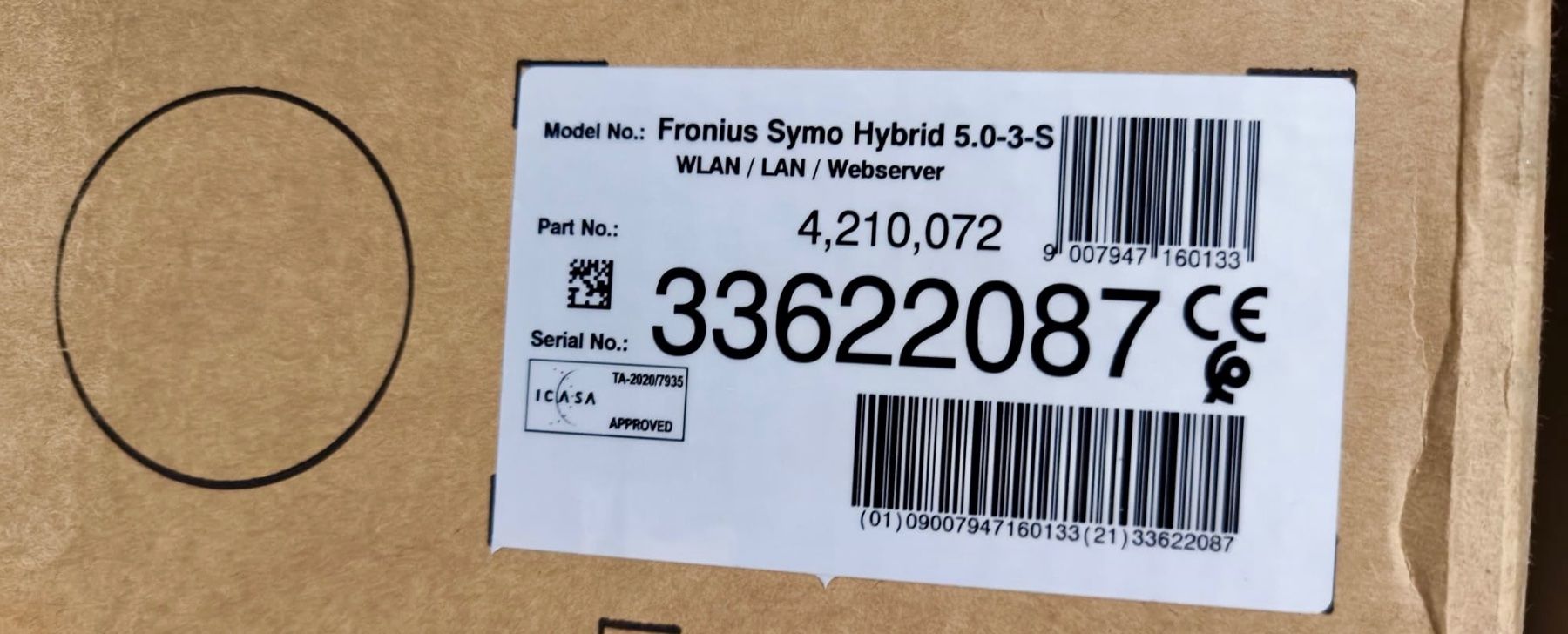 Fronius Symo Hybrid 5.0-3-S Wechselrichter Neu! (Neu (gemäss ...