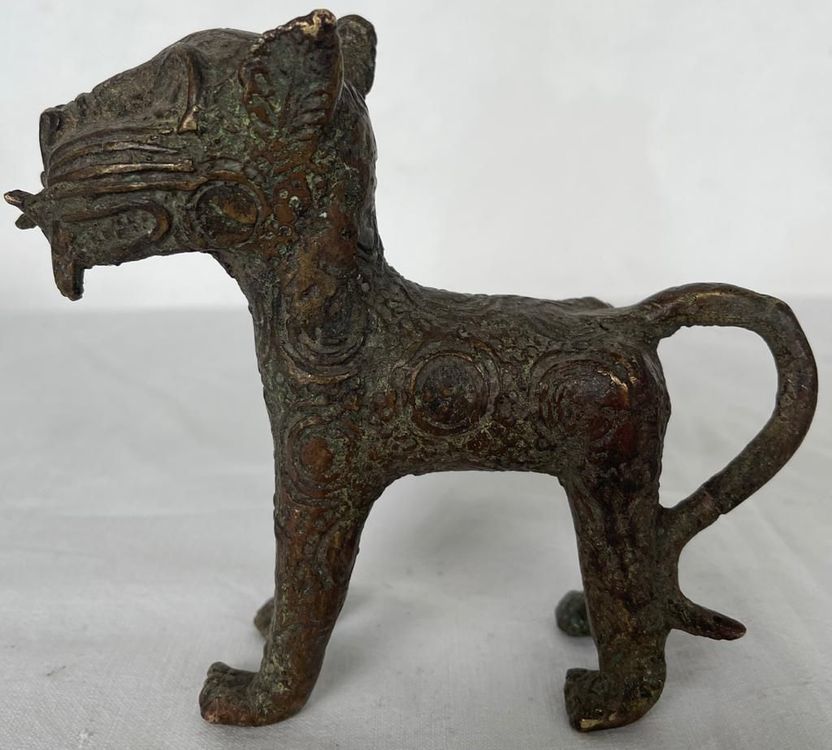 feiner alter Leopard Bronze Benin | Kaufen auf Ricardo