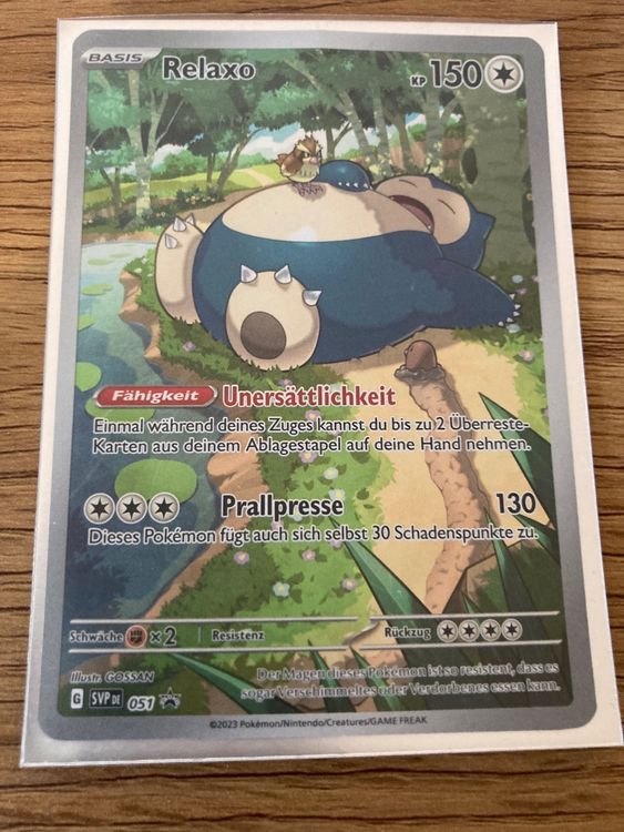 Pokemon 151, Relaxo, Full Art, Deutsch | Kaufen auf Ricardo