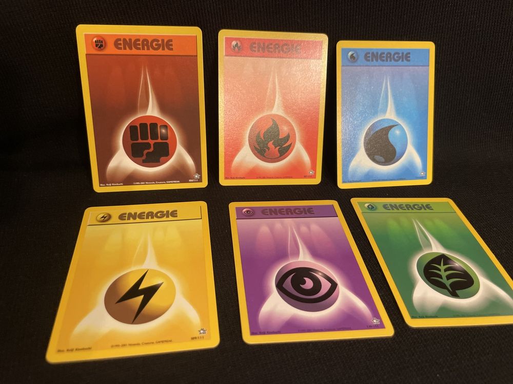 6x Energie Neo Genesis /111 blitz kampf feuer Pokemon | Kaufen auf Ricardo