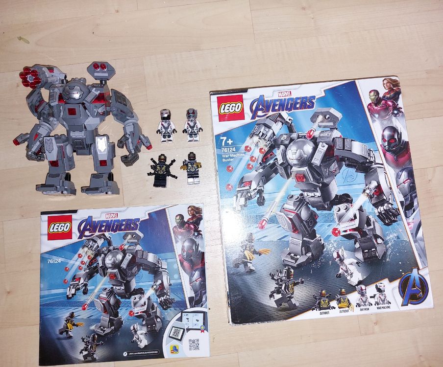 Lego Marvel War Machine 76124 vollständig (Neu (gemäss Beschreibung ...