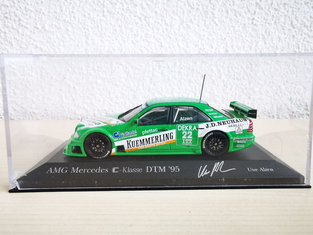 Minichamps 1/43 AMG Mercedes C Class DTM`95 Uwe Alzen in OVP (Neu und originalverpackt) in ...