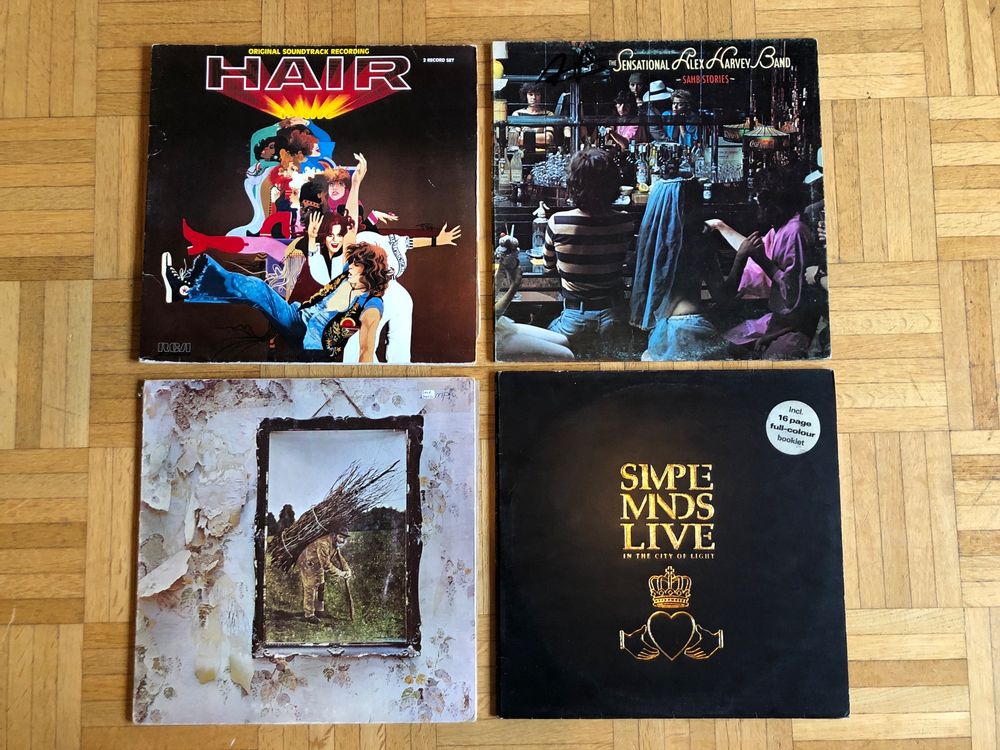 4 Lp’s Led Zeppelin , Alex Harvey und weitere Raritäten | Kaufen auf Ricardo