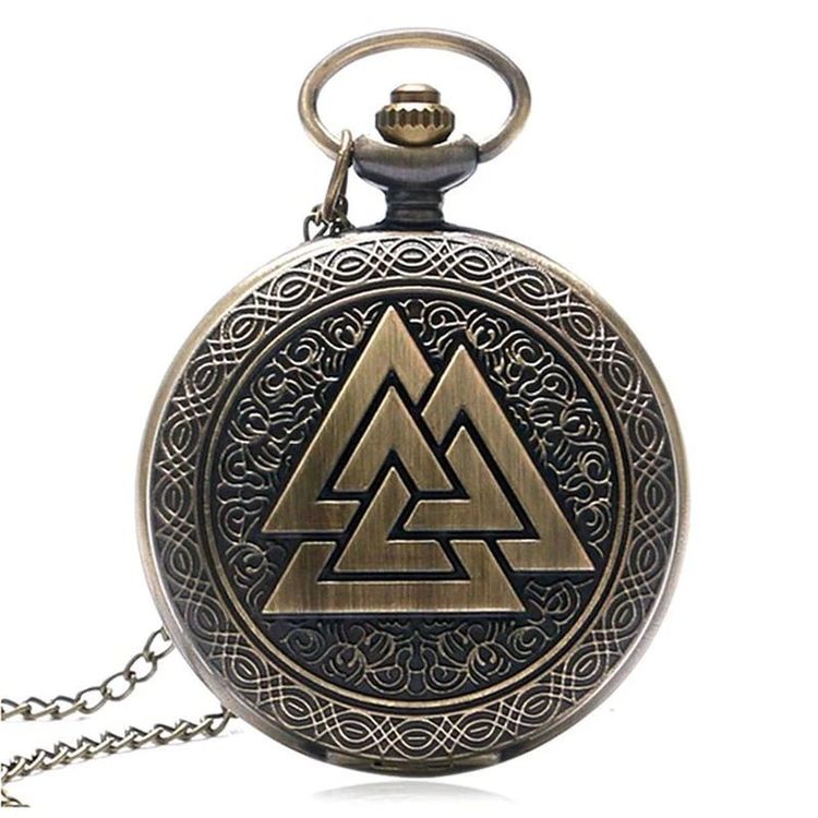 Vintage Wikinger Taschenuhr "Valknut" (Neu und originalverpackt) in ...