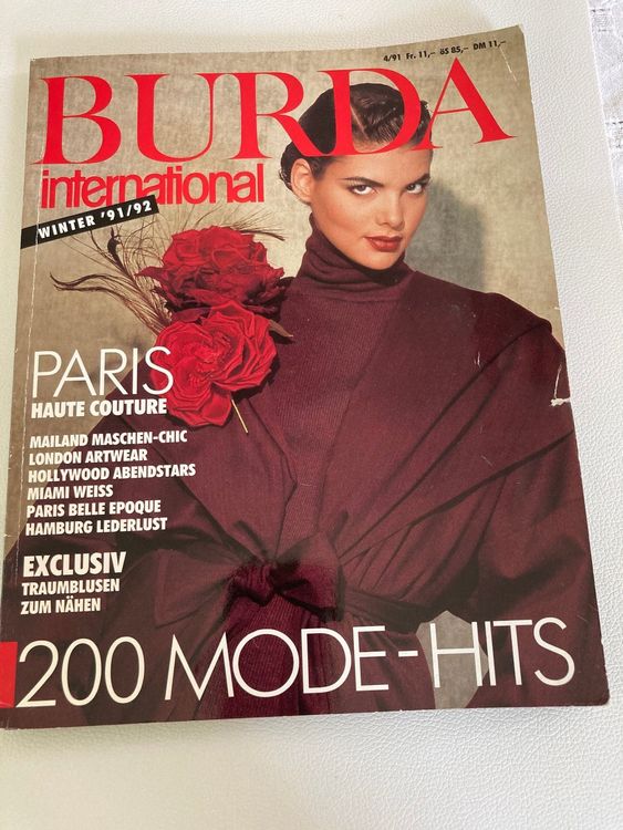 BURDA International Winter1991/2 (Gebraucht) in Aarwangen für CHF 17 ...