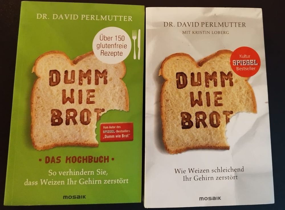 Dumm wie Brot. Dr. David Perlmutter. 2 Bücher (Neu (gemäss Beschreibung ...