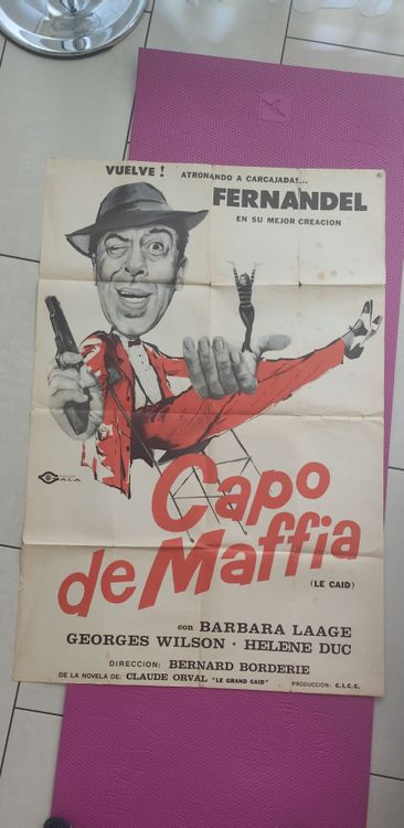 Affiche Originale du Film Capo de Maffia (Le Caïd) (D'occasion) à ...