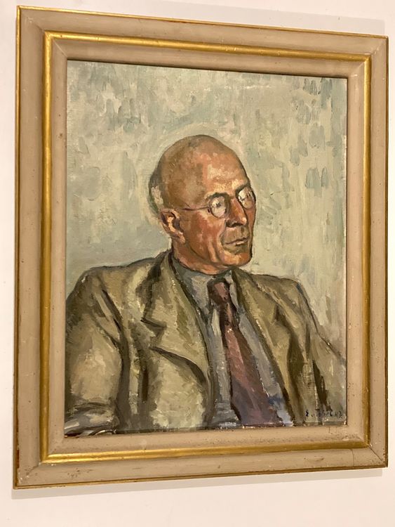 Elsa von Tobel (1904-1992) Gemälde signiert Portrait, Mann | Kaufen auf ...
