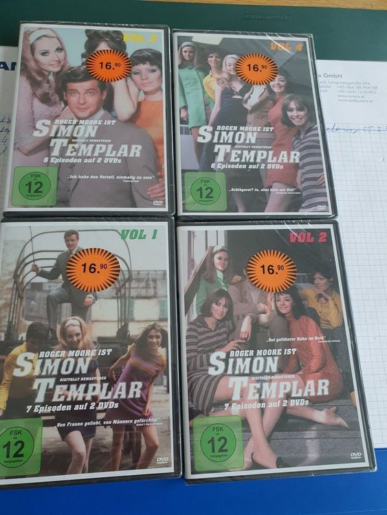 DVD Serie Simon Templar Vol. 1 - 4 (Neu und originalverpackt) in ...