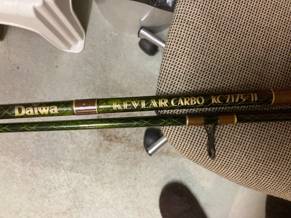 Angelrute 3 Teilig Daiwa Kevlar Carbo (Gebraucht) in Kestenholz für CHF ...