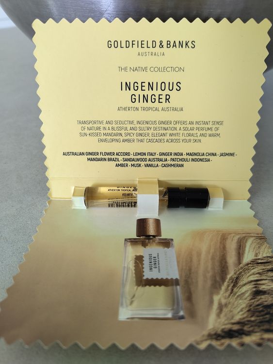 new Ingenious ginger Goldfield & Banks carded sample Probe | Kaufen auf ...