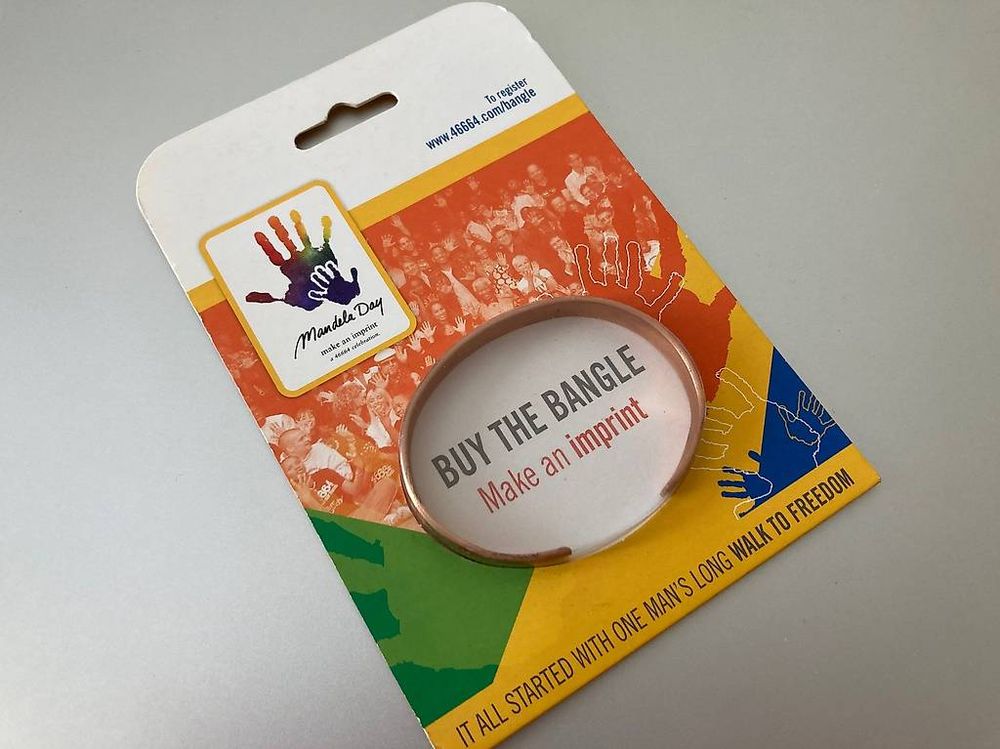 Nelson Mandela Copper Bangle - Bracelet en cuivre - neuf/new (Neu und ...