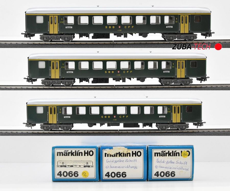 Märklin 4066 3x EW II Personenwagen SBB H0 GS mit OVP (Gebraucht) in St. Gallen für CHF 54 – mit ...
