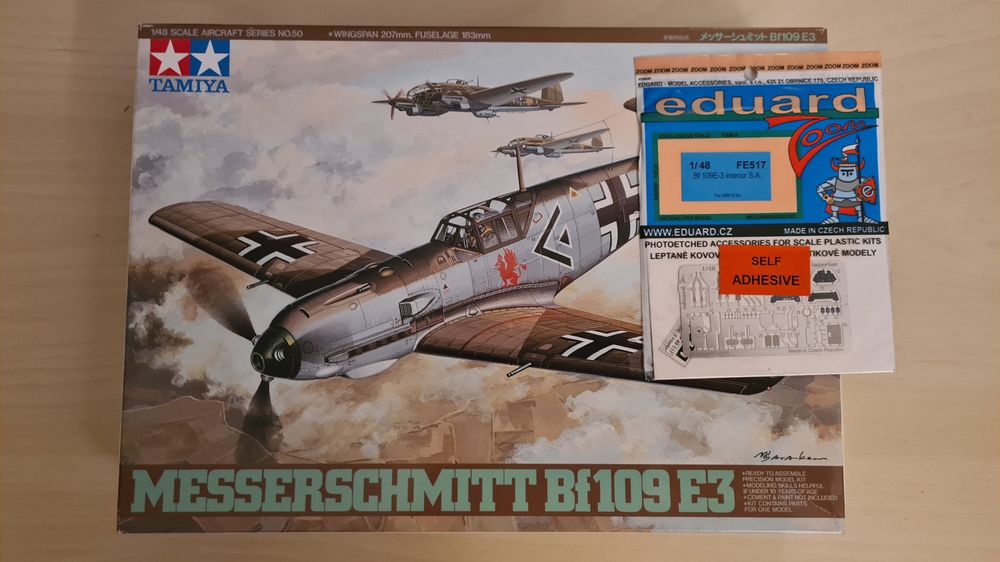 1:48 Messerschmitt Bf 109 E-3 mit Zubehör - Tamiya 61050 (Gebraucht) in ...