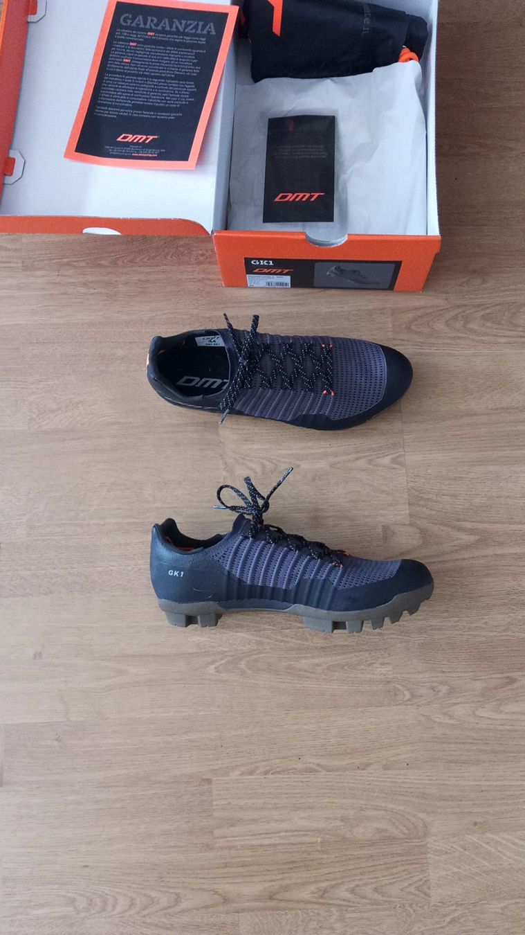 DMT GK1 Gravel Cycling Shoes - Black/Anthracite - Size 43 (Neu (gemäss ...