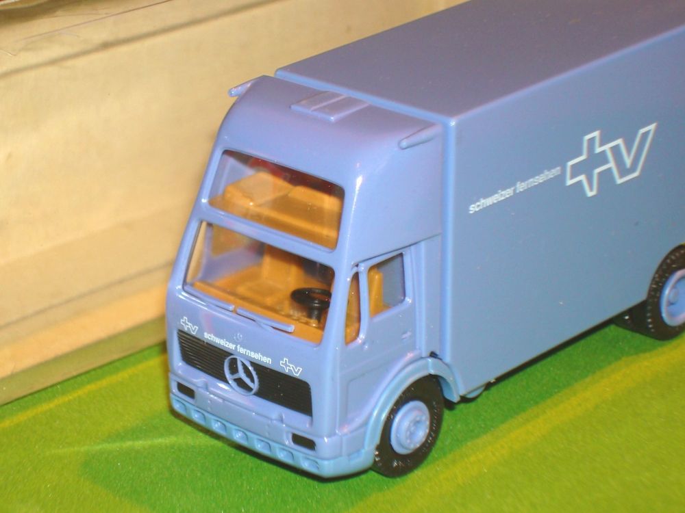 Mercedes Kastenwagen "Schweizer Fernsehen TV" Herpa Rarität. | Kaufen ...