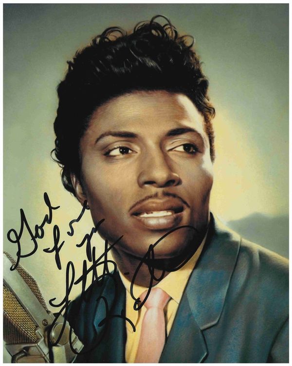LITTLE RICHARD - († 2020) handsigniert (20 x 25 cm) mit COA (Gebraucht ...