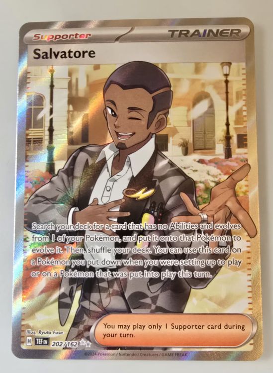Carte Pokémon Salvatore 202/162 (Neu (gemäss Beschreibung)) in Cointrin ...