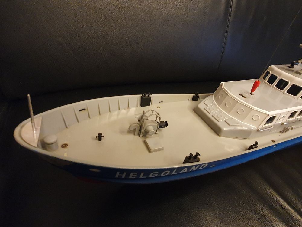 Seltenheit CARRERA MODELLTECHNIK R/C POLIZEIBOOT HELGOLAND (Gebraucht ...