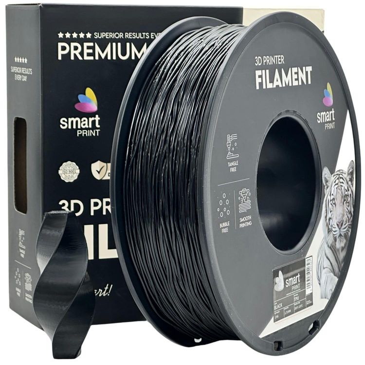 TPU Filament Schwarz , 1.75 mm, 1 kg, (Neu und originalverpackt) in ...