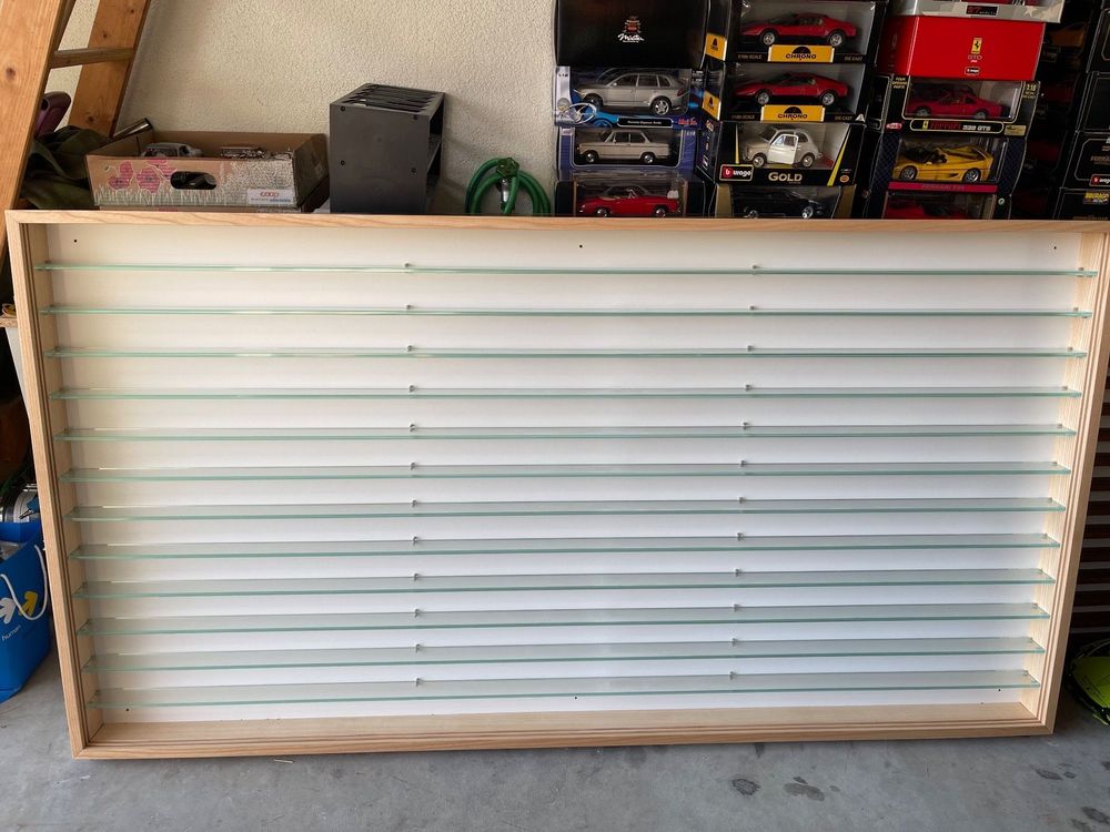 Vitrine 200 x 105 x 11cm Profi Vitrine mit Glasschiebetüren | Kaufen ...