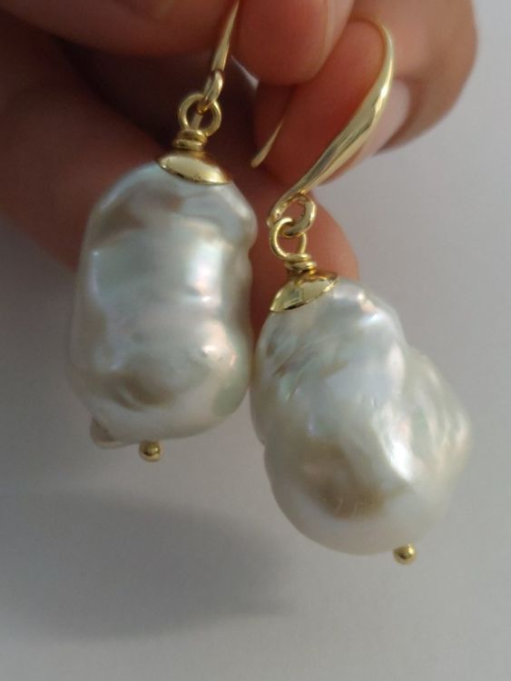 Ohrringe verg. mit XXL barock perlen ohringe ohrhänger (Neu und originalverpackt) in Winterthur ...