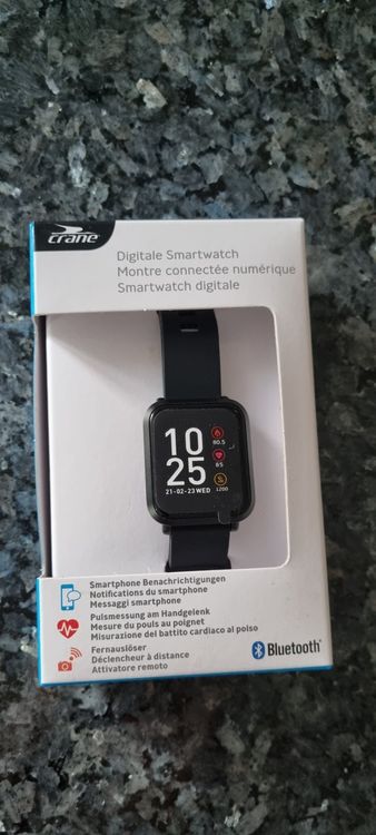 Crane Smartwatch Neuwertig Wasserdicht Bluetooth (Neu (gemäss ...