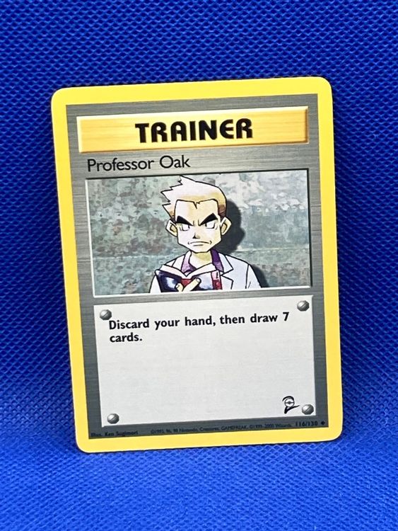 Pokemon BASE SET 2 / Professor Oak 116 / 130 EN Trainer (GD) | Kaufen ...