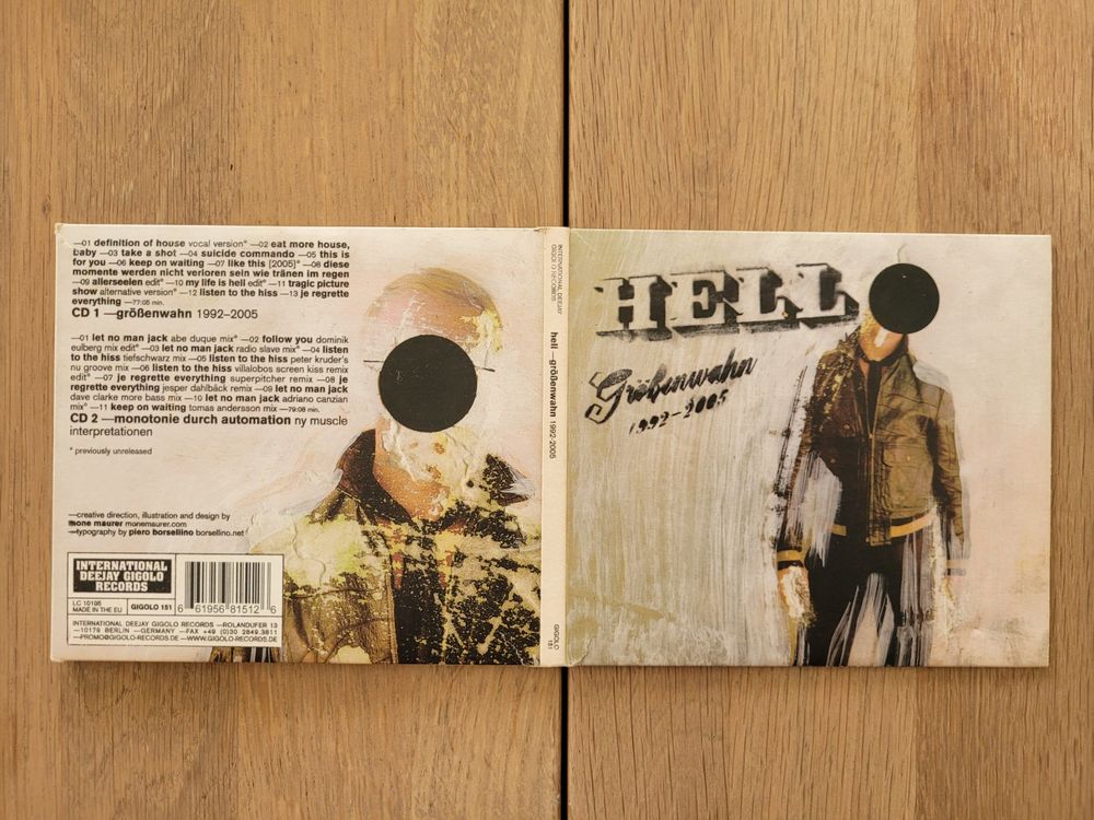 DCD DJ Hell - Grössenwahn 1992 - 2005, (Gebraucht) in Nebikon für CHF 1 ...