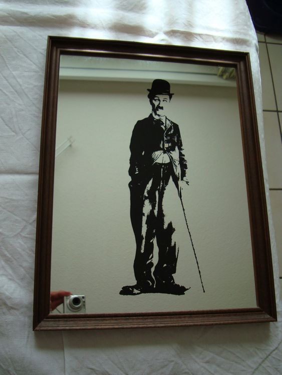 Spiegel Spiegelbild Charlie Chaplin | Kaufen auf Ricardo