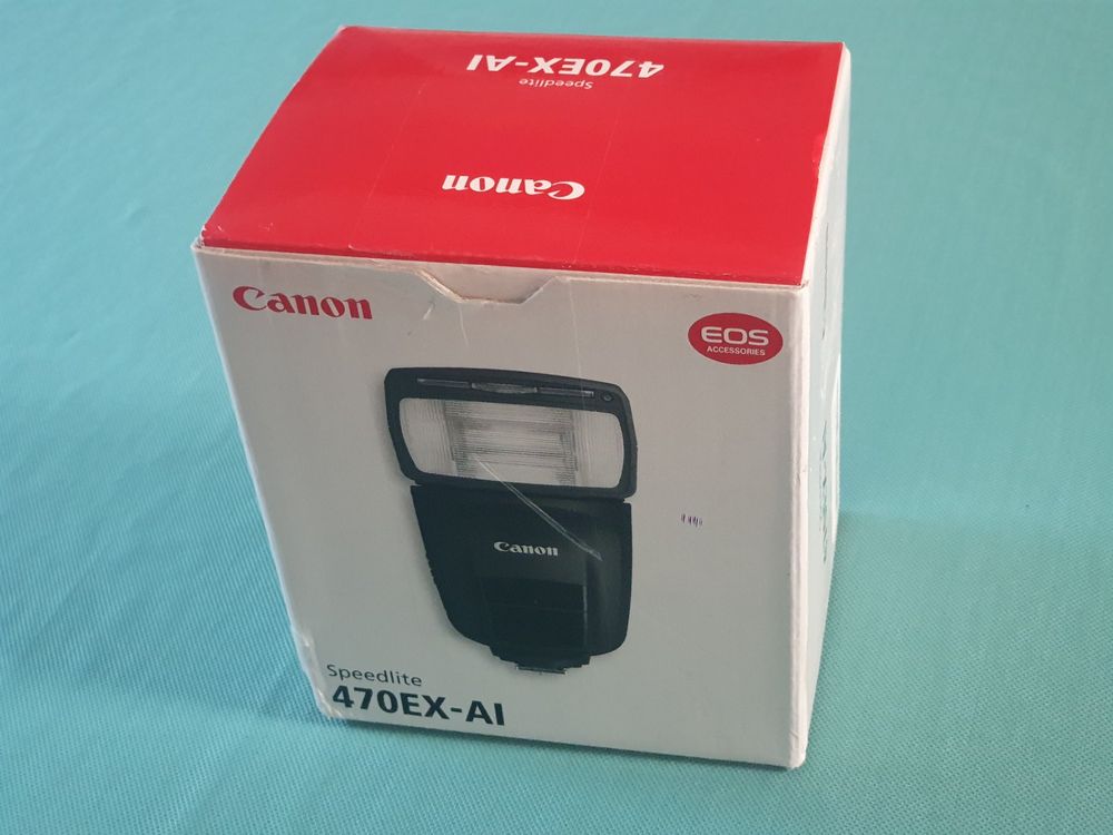 Canon Speedlite 470 EX-AI - in neuwertigem Zustand (Neu (gemäss ...
