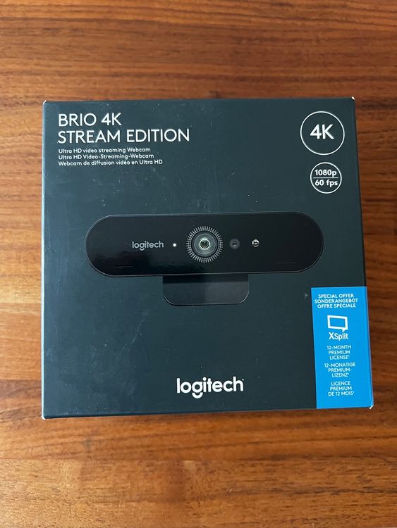 Logitech Brio 4K Stream Edition inkl. kleines Stativ (Gebraucht) in ...