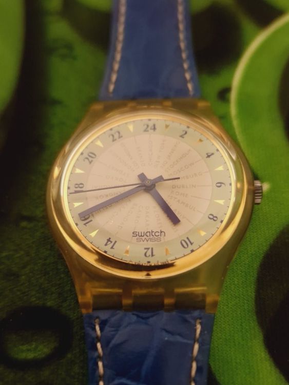 Swatch Gent (GG125) INDEX (24 H Uhr) Vintage 1994 selten | Kaufen auf ...