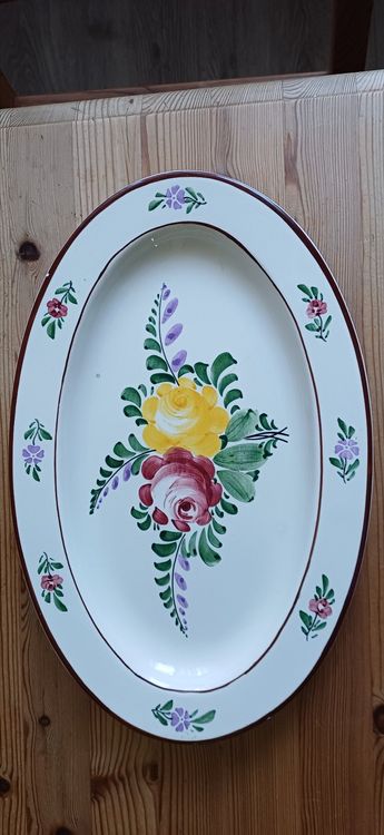 ZELL Zierplatte Keramik Platte Handmalerei (Gebraucht) in Schaffhausen für CHF 35 – mit ...