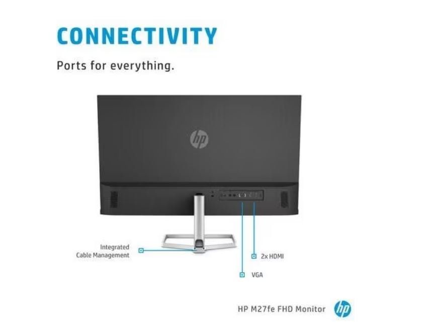 HP M27fe Monitor - 27 Zoll, 75Hz, 5ms, IPS Display (Neu und ...