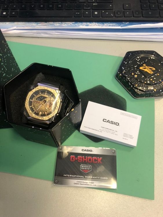 Full Set Casio G-Shock Moon Limited Edition GM-2100MG-1AER (Neu und ...