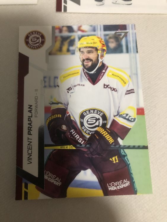 Vincent Praplan Genève Servette Hockey Card (D'occasion) à Meierskappel pour CHF 5 – avec ...
